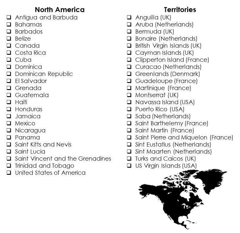 Countries Visited Checklist – A Traveling Vegan